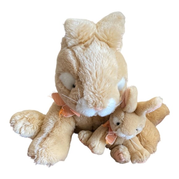 Russ | Toys | Russ Apricot Mommy Baby Rabbit Bunny 1 Stuffed Animal ...
